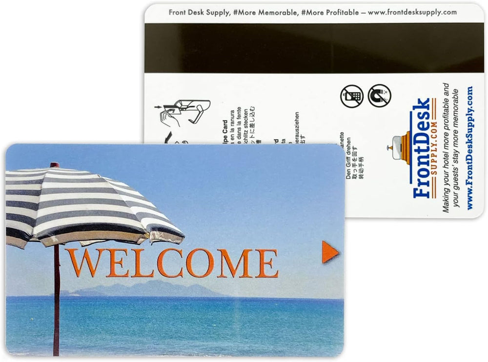 Magnetic Hotel Stripe Key Cards