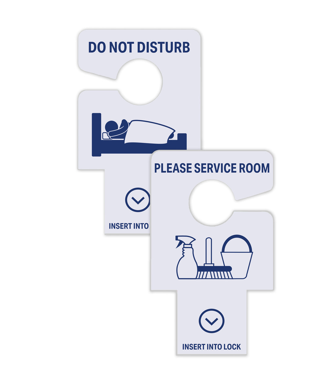 Lock Insert Style Do Not Disturb Signs - Set of 50