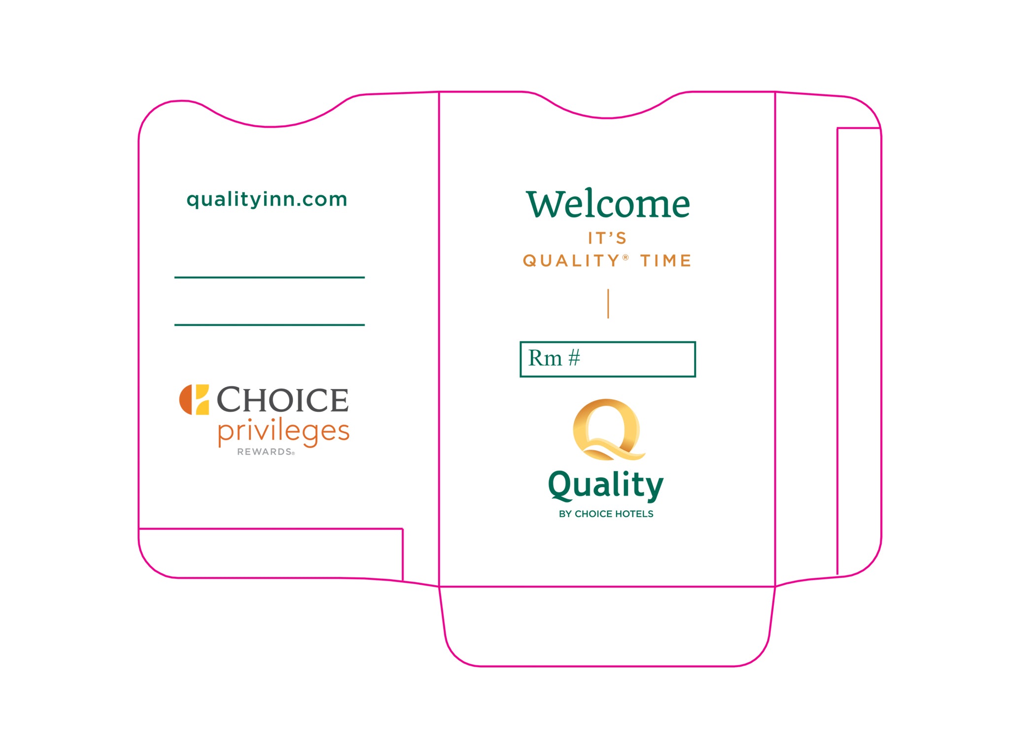 Quality Inn Key Sleeves - Box of 1000